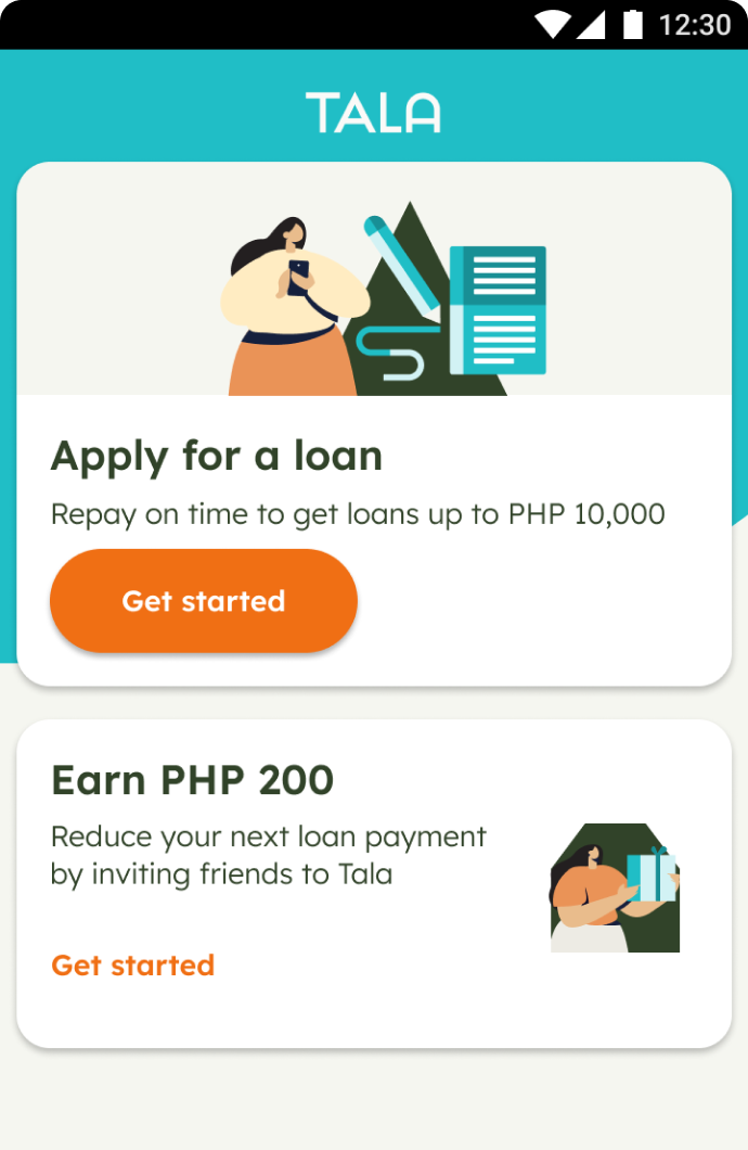 Tala App Philippines | Online Loans up to ₱15,000 in 10 Mins
